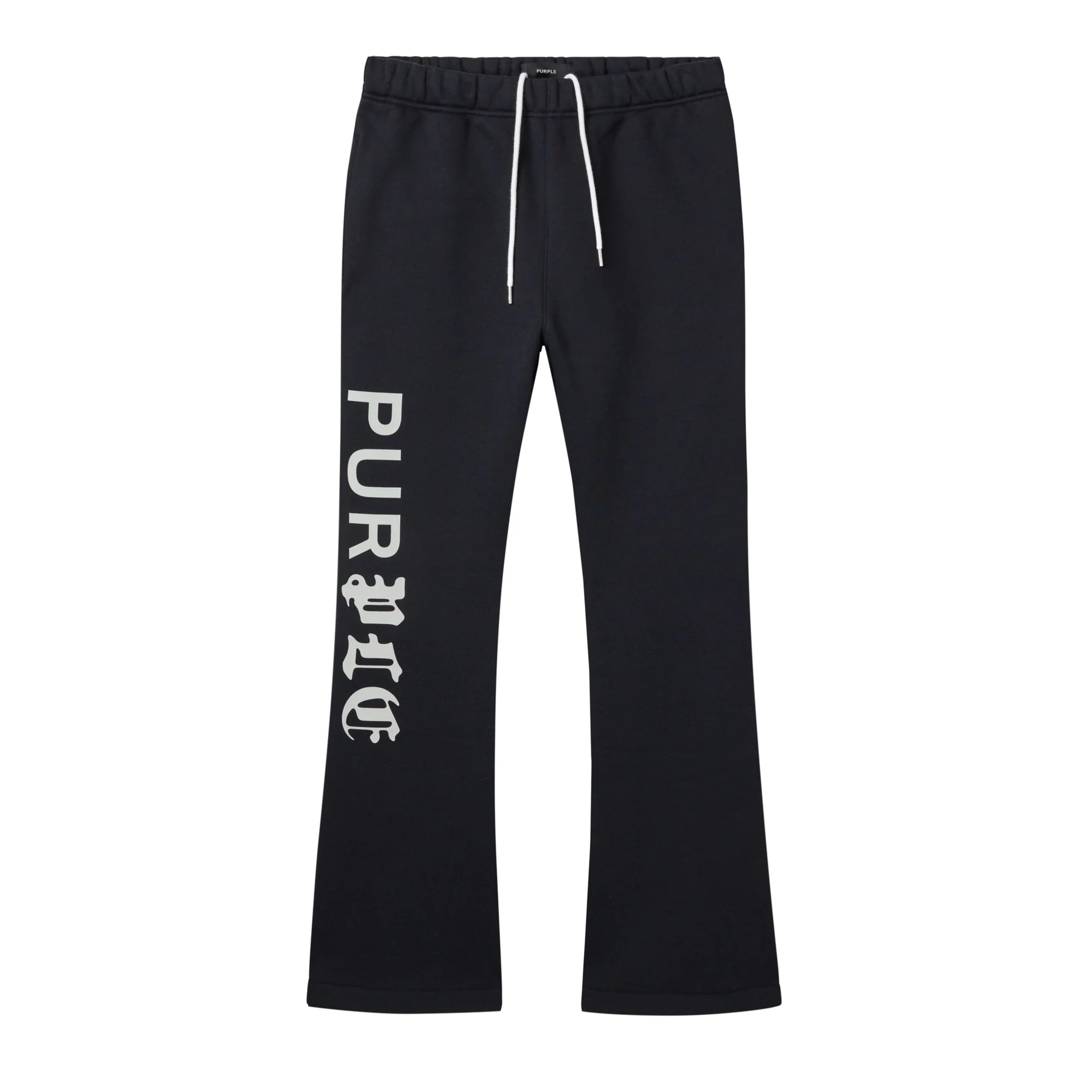 Purple "Half & Half" Sweatpants - Black – Sole Play