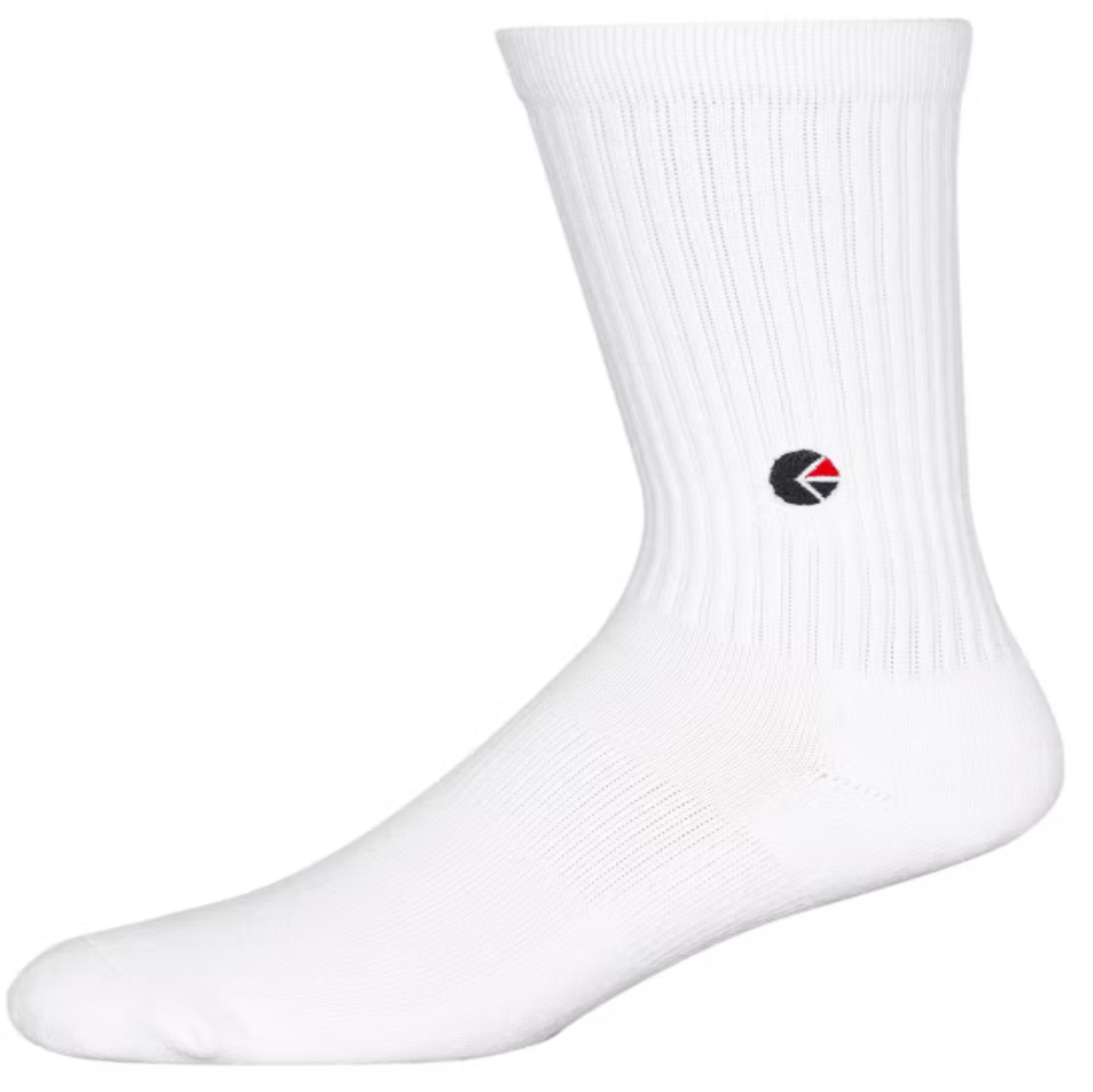 Ethika Crew Sock - White/Black – SOLE PLAY